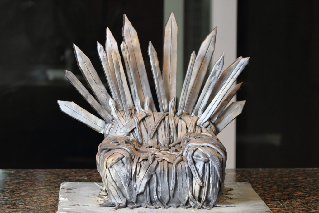DIY Iron Throne Cake